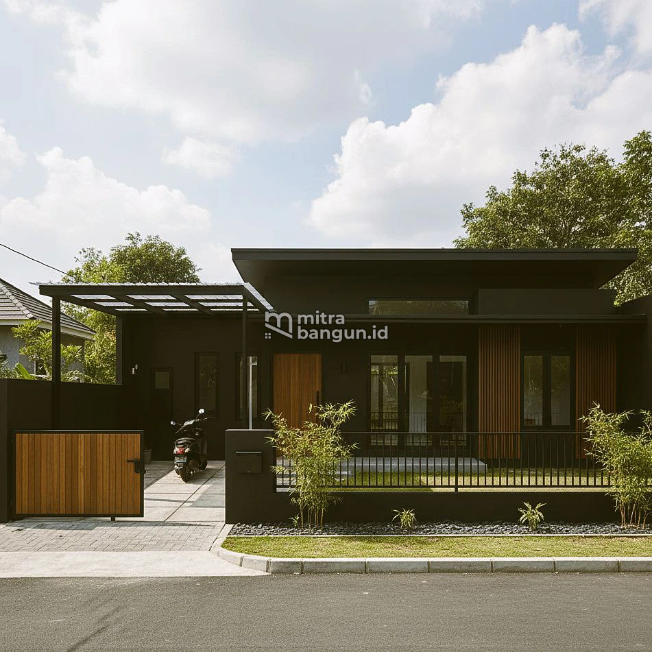 9 Inspirasi Rumah Warna Hitam yang Otentik!