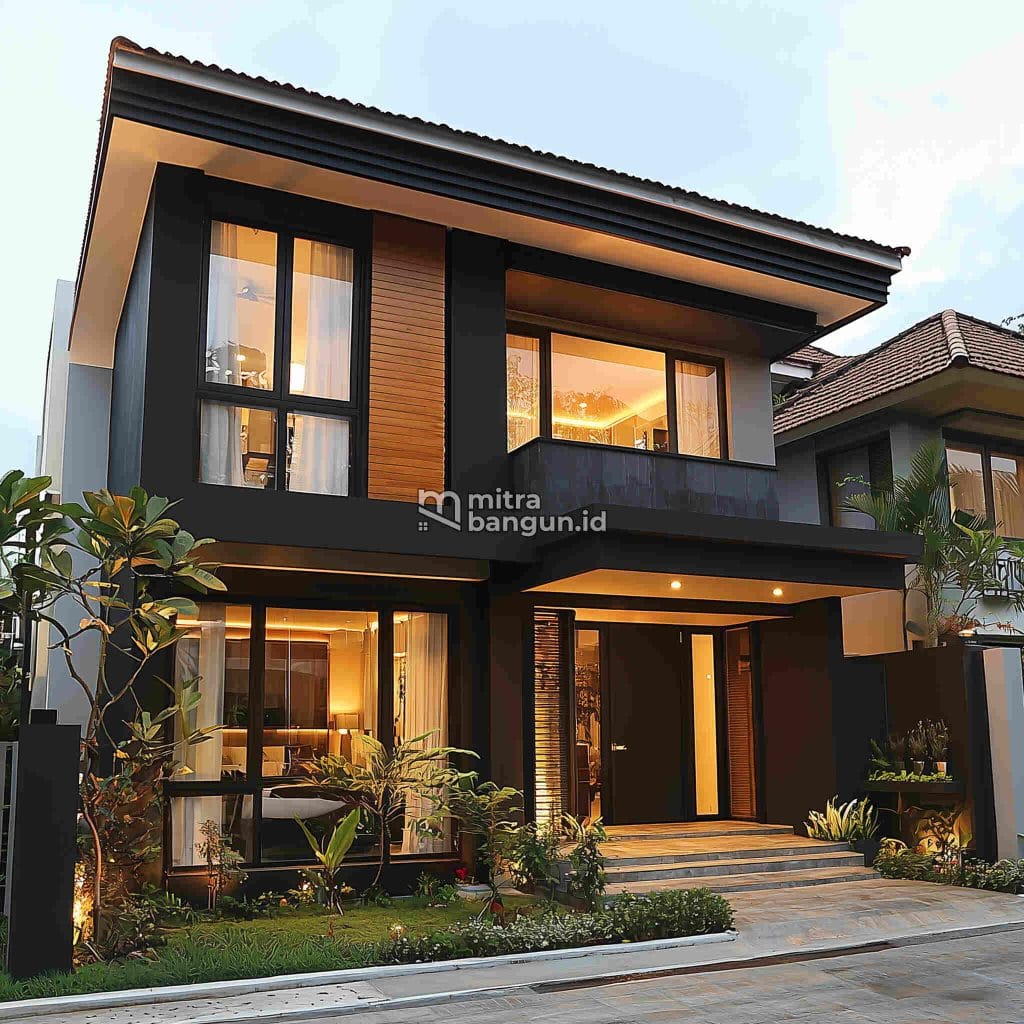 9 Inspirasi Rumah Warna Hitam yang Otentik!