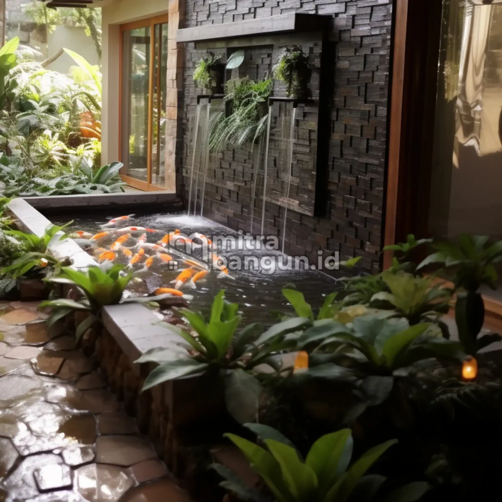7 Contoh Air Terjun Dinding dalam Rumah yang Elegan & Cantik