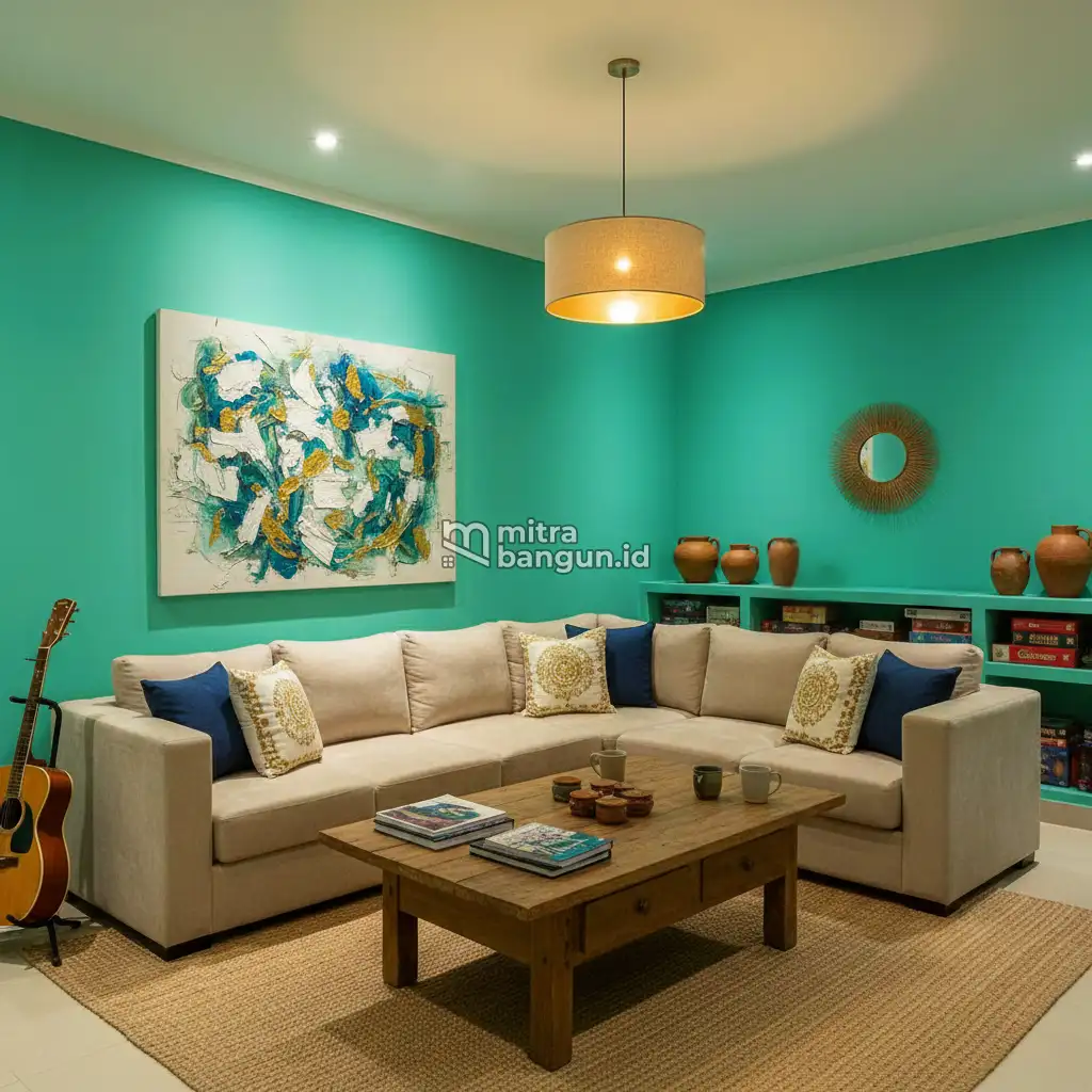 18 Macam Cat Rumah Warna Hijau (Elegan, Pastel, dan Lembut)