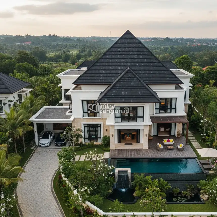 15 Macam-Macam Bentuk Atap Rumah Modern yang Memesona - Mitrabangun.id