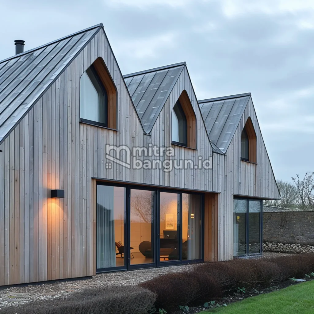 15 Macam-Macam Bentuk Atap Rumah Modern yang Memesona - Mitrabangun.id