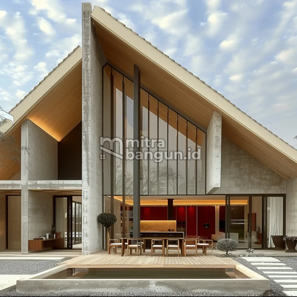 15 Macam-Macam Bentuk Atap Rumah Modern yang Memesona - Mitrabangun.id
