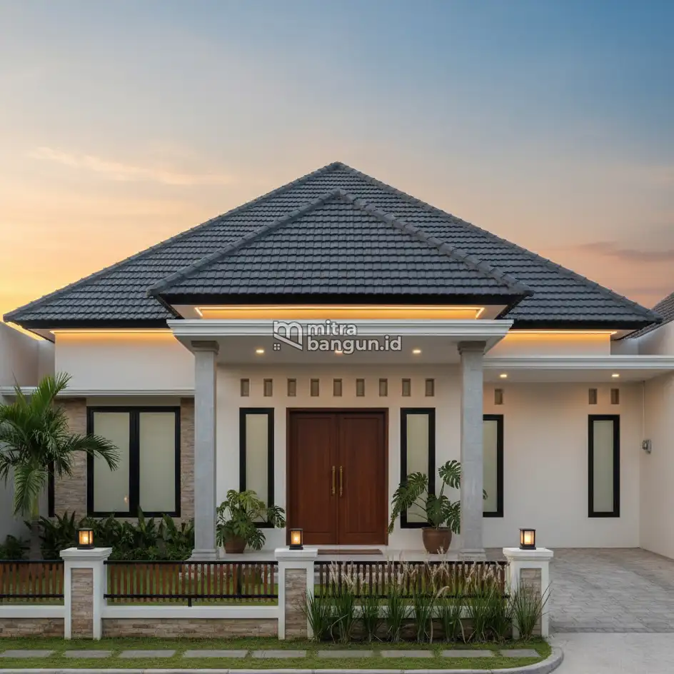 15 Macam-Macam Bentuk Atap Rumah Modern yang Memesona - Mitrabangun.id