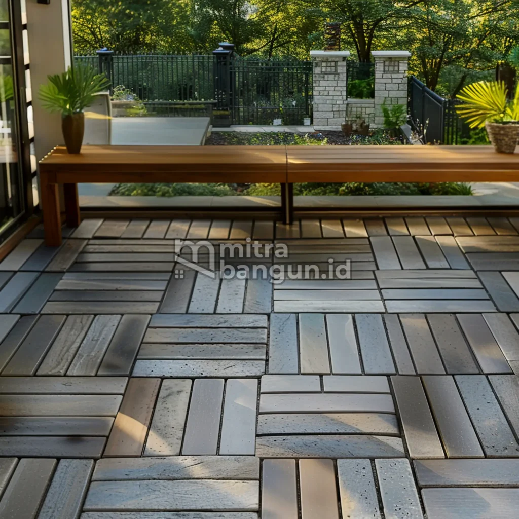 12 Ragam Motif Keramik Halaman Rumah yang Menarik Pandang - Mitrabangun.id