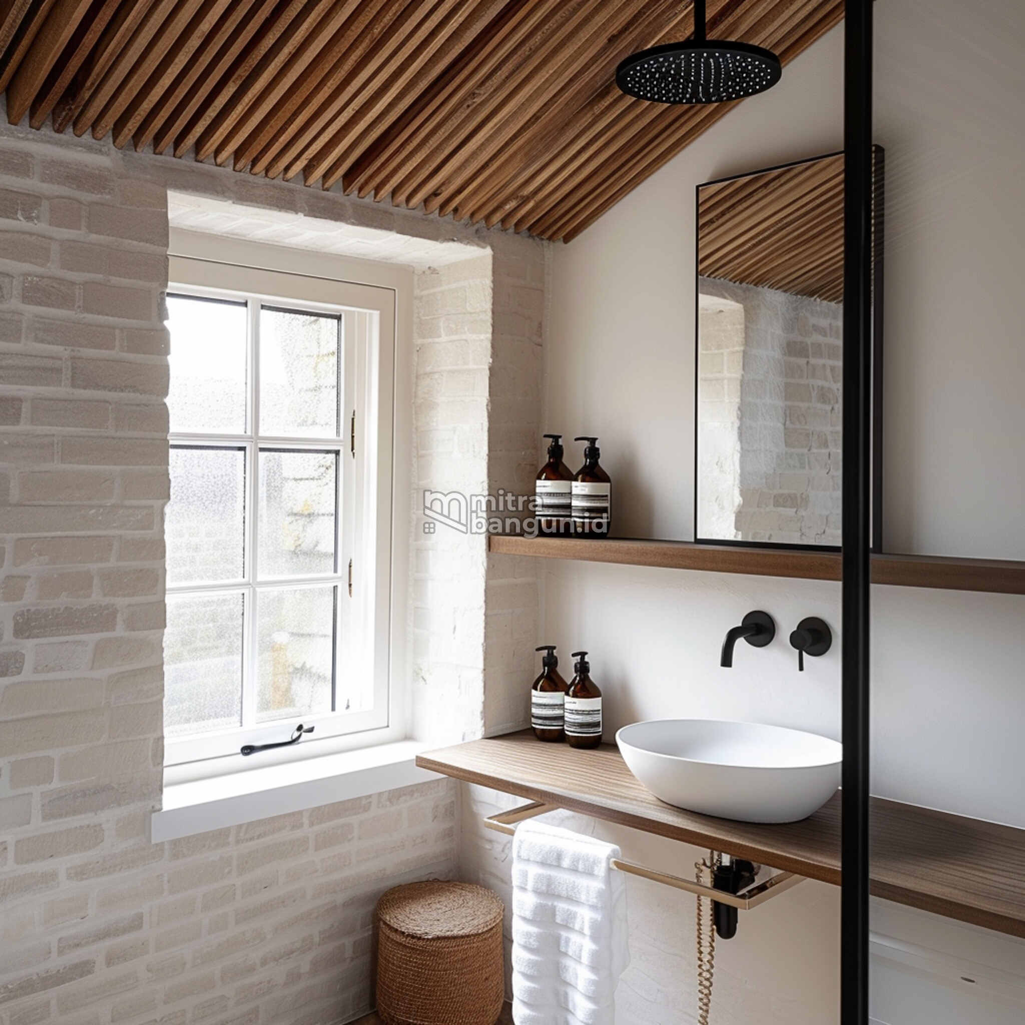 Plafon Kamar Mandi: 9 Desain Minimalis dan Skylight