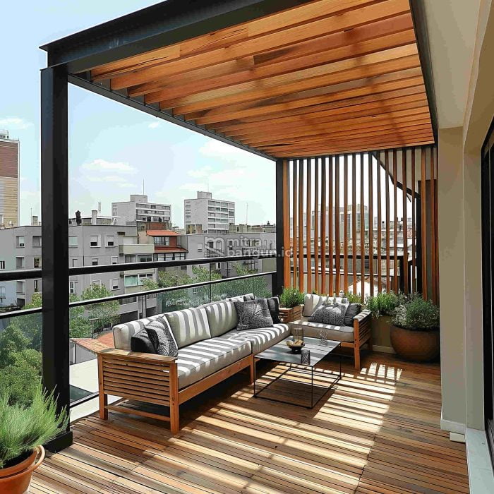 7 Contoh Kanopi Balkon Lantai 2 yang Minimalis & Mewah - Mitrabangun.id