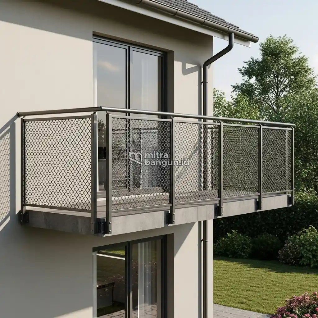12 Contoh Pagar Balkon Minimalis Terbaru yang Menarik Dilihat ...