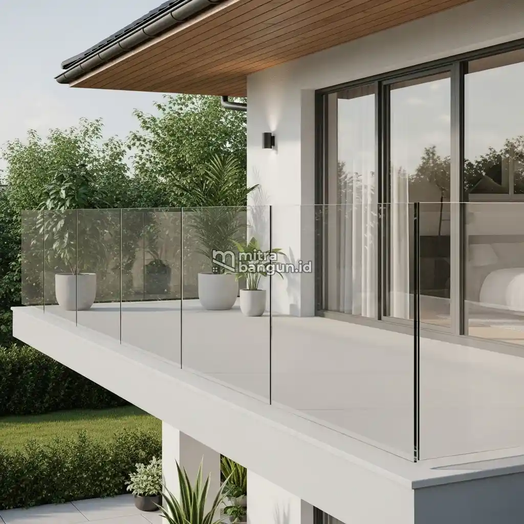 12 Contoh Pagar Balkon Minimalis Terbaru yang Menarik Dilihat ...