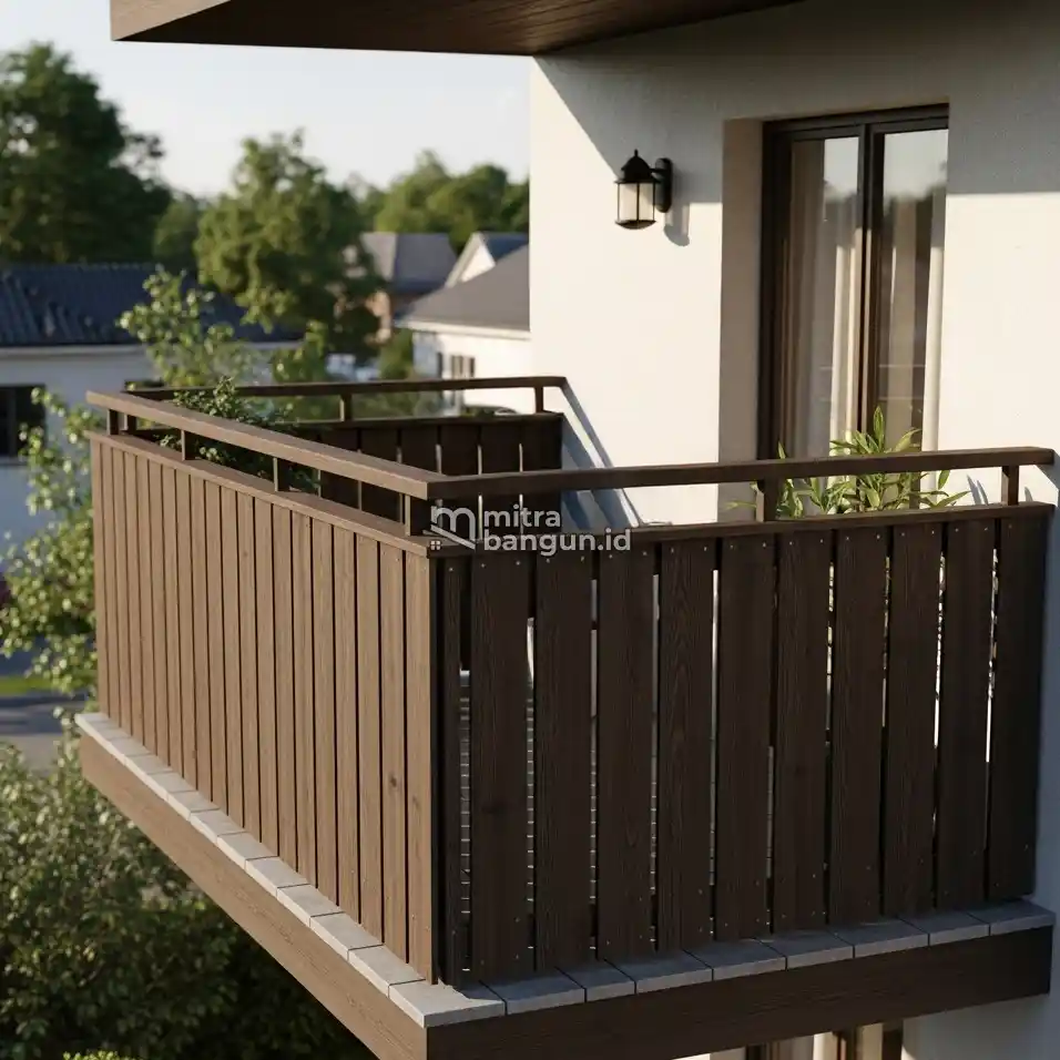 12 Contoh Pagar Balkon Minimalis Terbaru yang Menarik Dilihat ...
