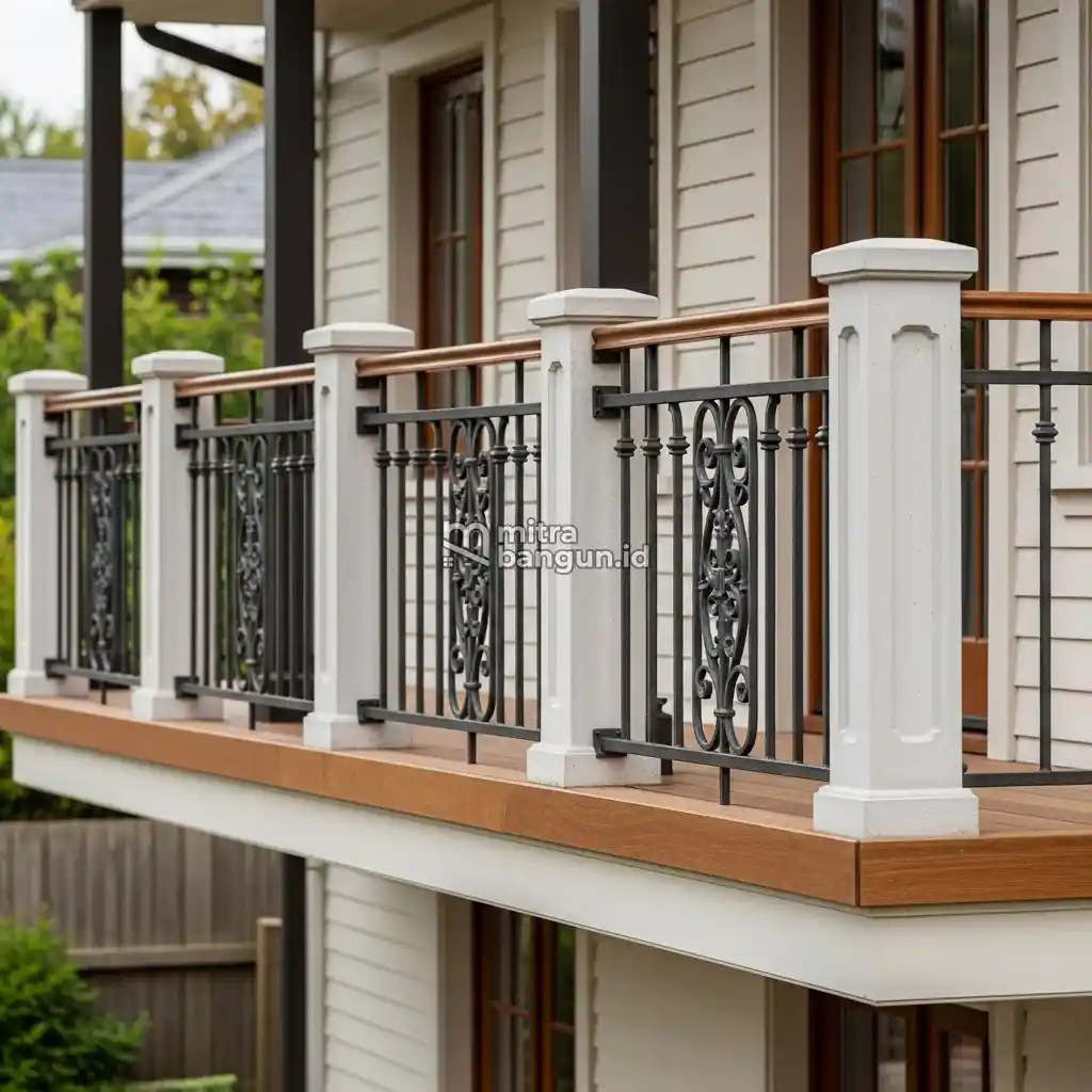 12 Contoh Pagar Balkon Minimalis Terbaru yang Menarik Dilihat ...