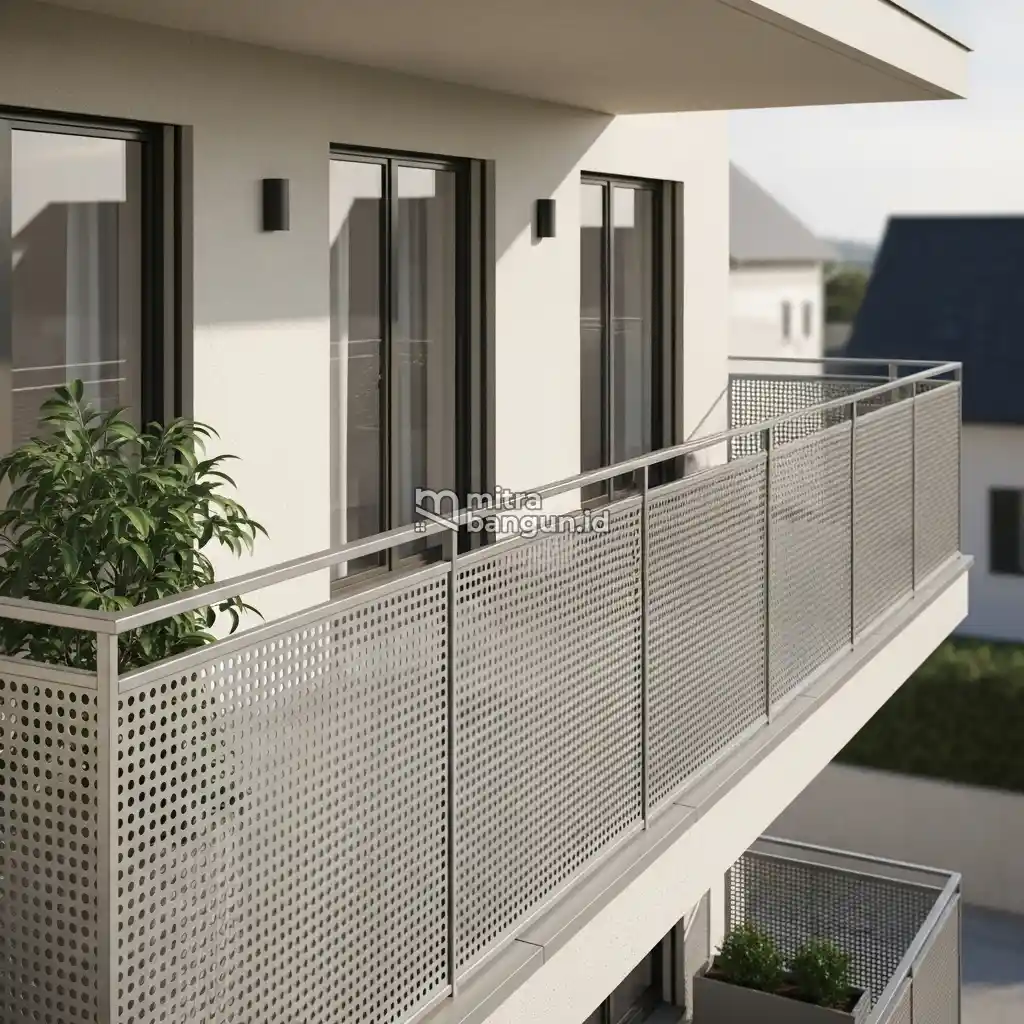 12 Contoh Pagar Balkon Minimalis Terbaru yang Menarik Dilihat ...