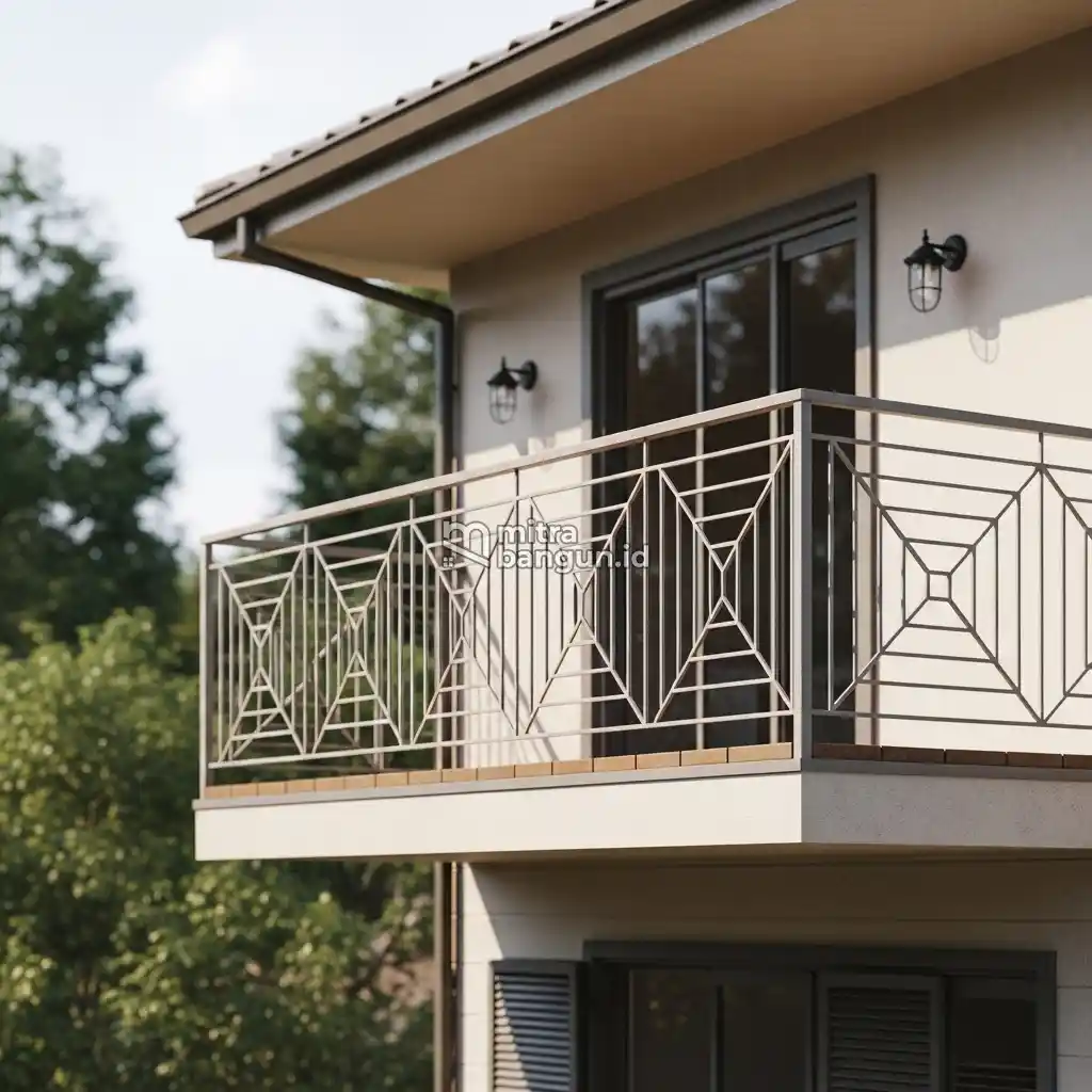12 Contoh Pagar Balkon Minimalis Terbaru yang Menarik Dilihat ...
