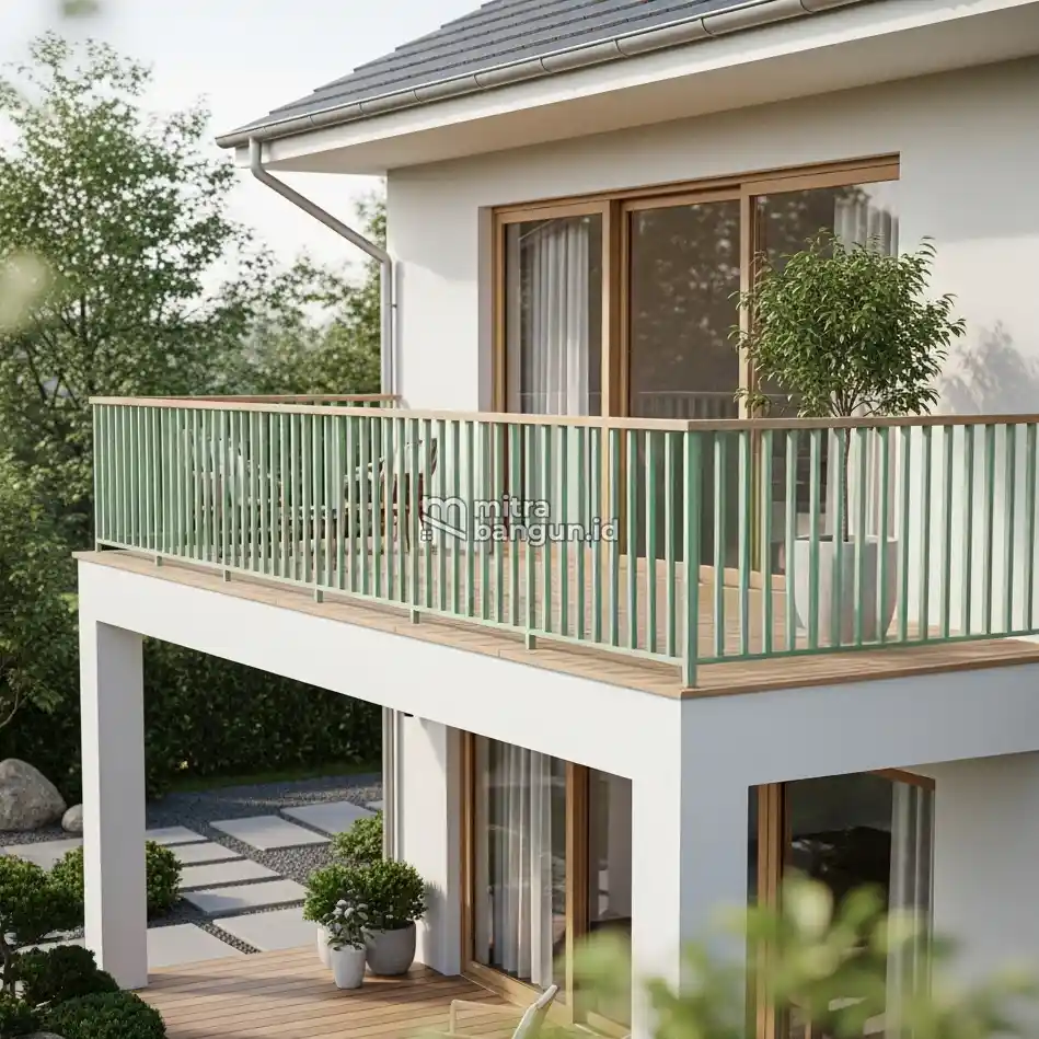 12 Contoh Pagar Balkon Minimalis Terbaru yang Menarik Dilihat ...