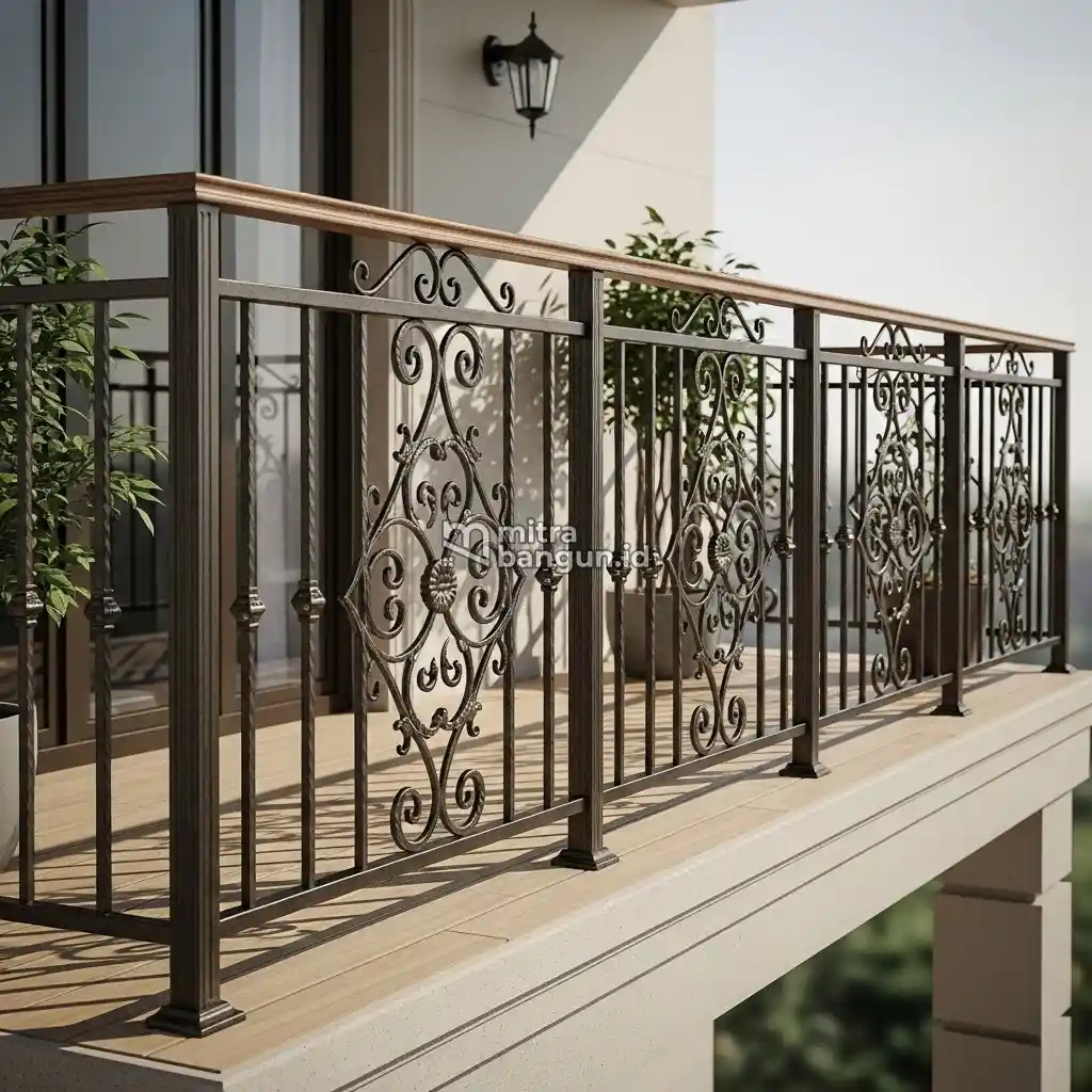 12 Contoh Pagar Balkon Minimalis Terbaru yang Menarik Dilihat ...